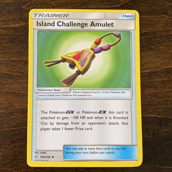 Pokemon | Other | Pokmon Island Challenge Amulet Card 29 | Poshmark